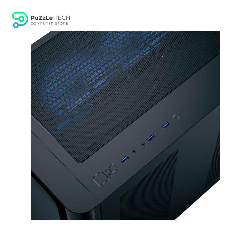 AeroCool P500C PC Case - Mid Tower - ATX - Tempered Glass - Black ...