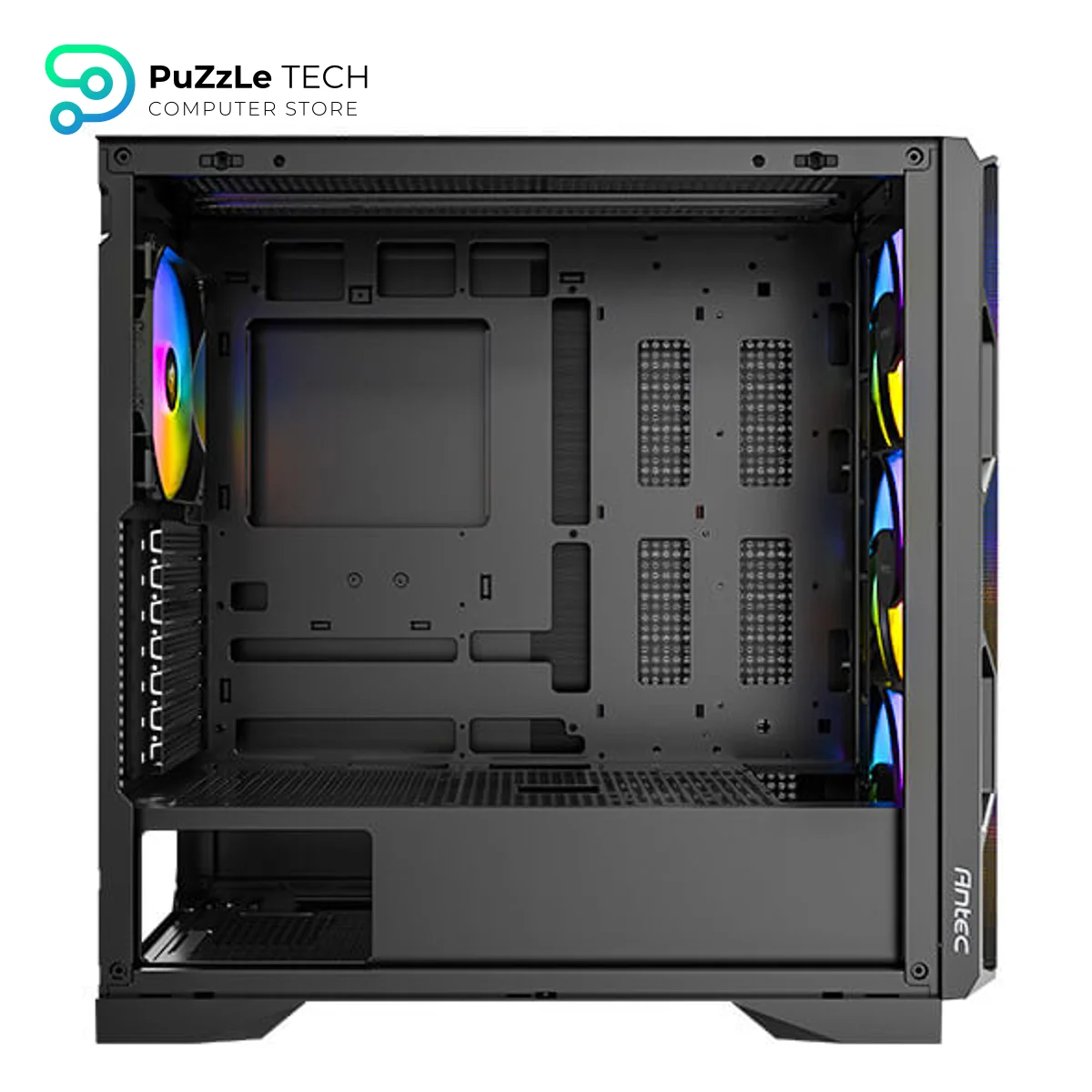 Antec AX1000 ARGB Mid-Tower Gaming Case - High-Airflow Design with 4 ...