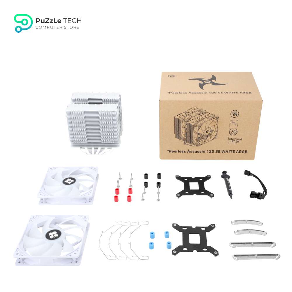 PuZzLe Technology - Thermalright Peerless Assassin 120 SE ARGB White CPU Air Cooler